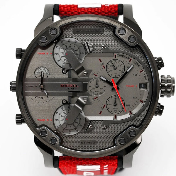 Diesel Men's Chronograph Watch Mr Daddy 2.0 Red DZ7423 - Seven Rocks
