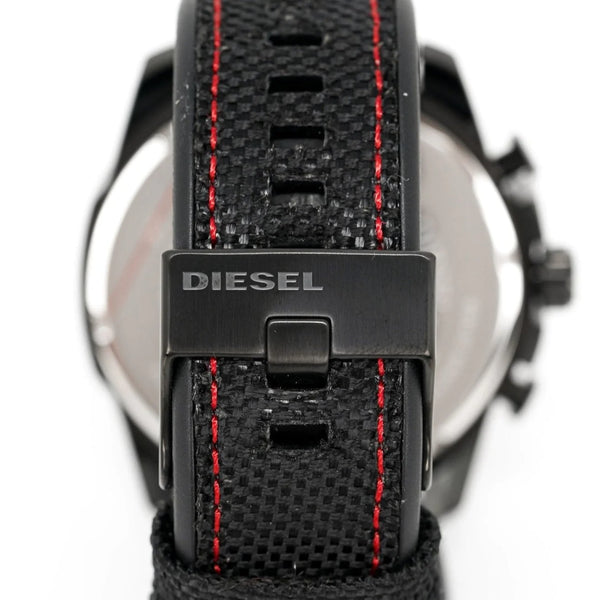Diesel Men's Chronograph Watch Mega Chief Black Grey DZ4512 - Seven Rocks