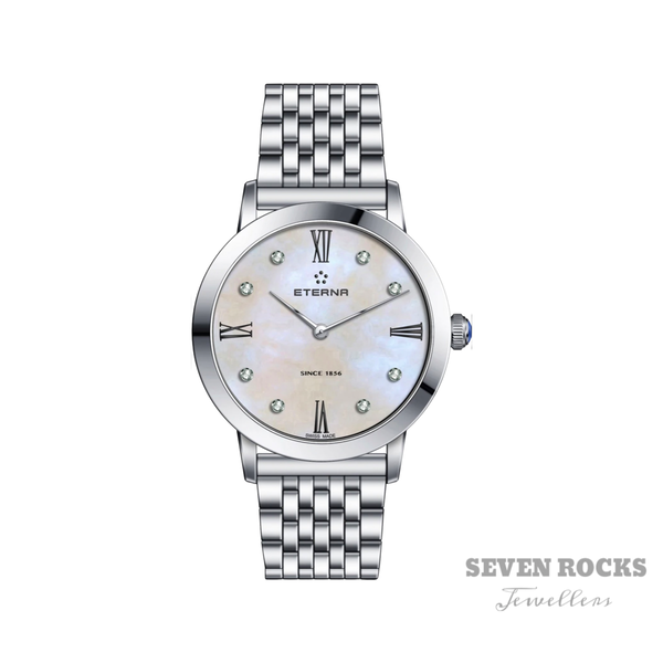 Eterna Eternity Ladies Swiss Watch With Diamonds - Seven Rocks